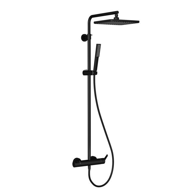 Devon Mix Duş Kolonu İki Yönlü Siyah - TESKA - Suya dokun, yaşama iz ...